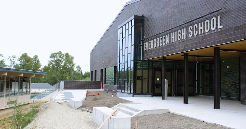 Evergreen High School nears completion as demolition of old campus ...